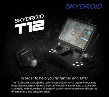 Skydroid T12 2.4GHz 12CH Intergrated Video and Telemtry System ...