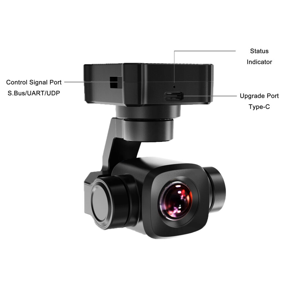 SIYI A8 Mini 4K 8MP Ultra HD 6X Digital Zoom Camera with 3 Axis Gimbal ...