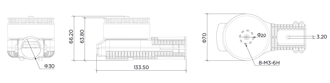 Hobbywing XRotor X6 Plus BLDC Motor With Folding Propeller |150KV | 12 ...