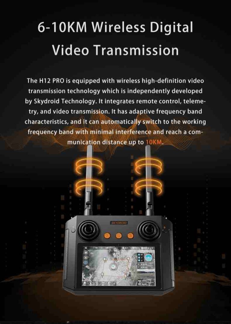 Skydroid H12 Pro and C10 Pro Three Axis Gimbal Camera | RCProduct.in
