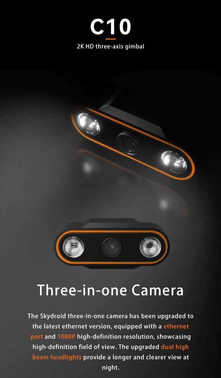 Skydroid H12 Pro and C10 Pro Three Axis Gimbal Camera | RCProduct.in