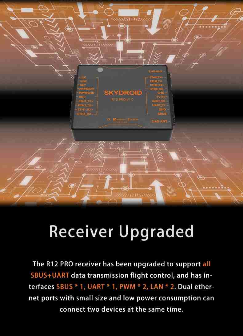 Skydroid H12 Pro and C10 Pro Three Axis Gimbal Camera | RCProduct.in